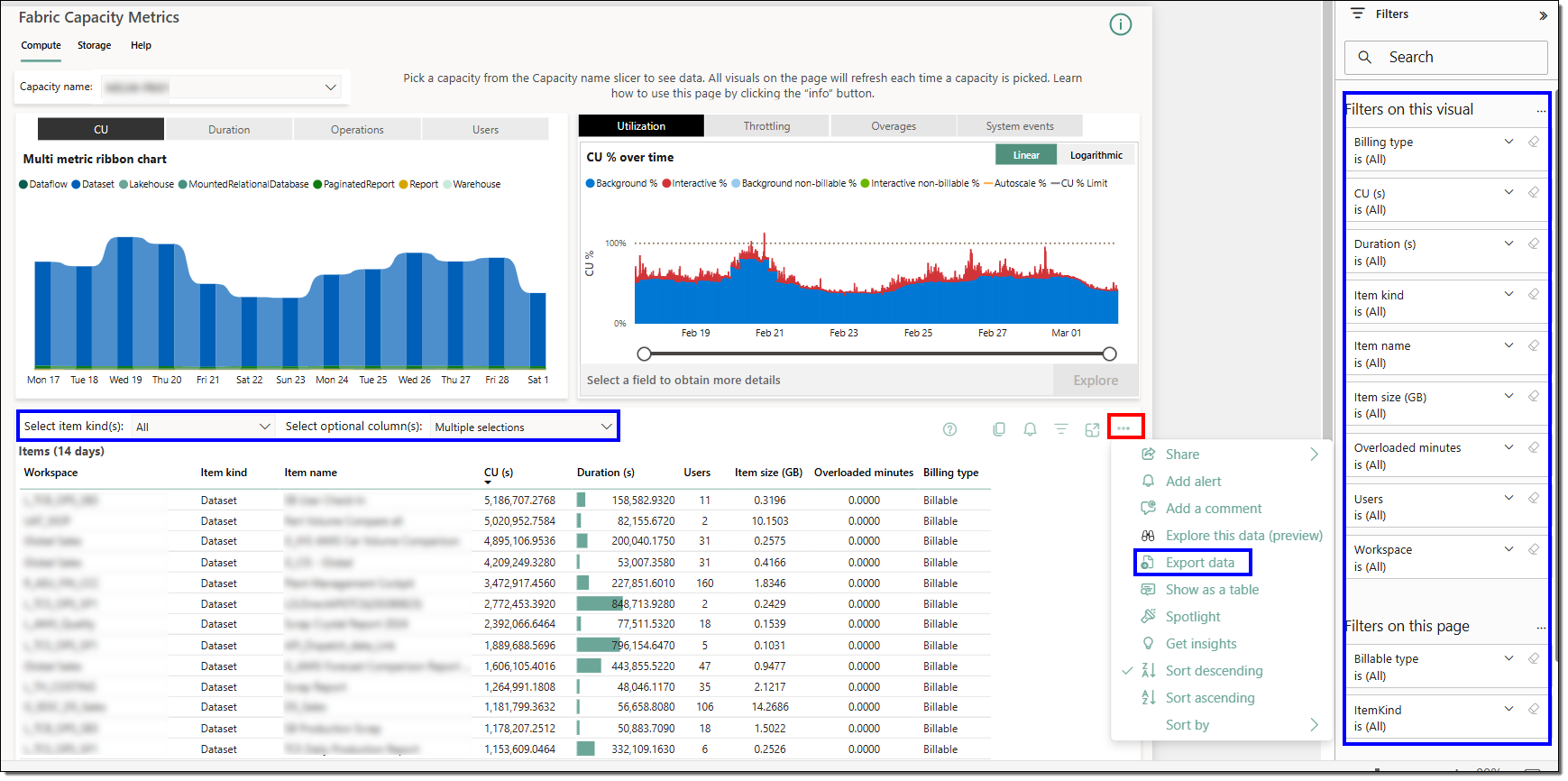 Tools and Tricks to Connect and Extract Data from the Fabric Capacity ...