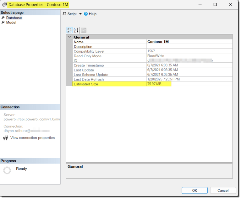 Semantic Model Size with SemPy – bits2BI