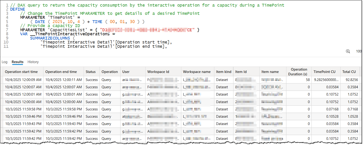 Tracking Capacity Unit Consumption for DAX Queries with Fabric ...